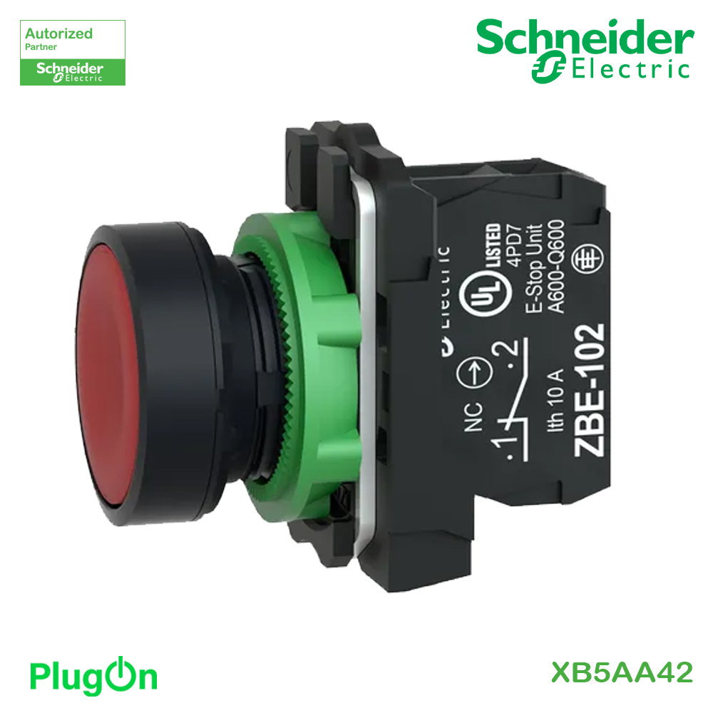XB5AA42 - Schneider Electric - สวิทช์ปุ่มกด Push button switch,สวิตช์ ...