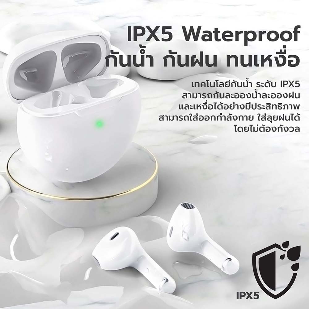 Mini Pro 6 TWS หูพังไร้สาย หูฟังบลูทูธ สำหรับ ios Samsung oppo vivo ...