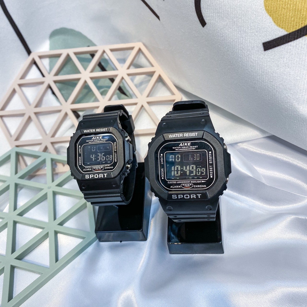 AIKE นาฬิกาข้อมือ สไตล์ G-SHOCK ยักษ์เล็ก ยักษ์ใหญ่ กันน้ำได้ดี มีรับ ...