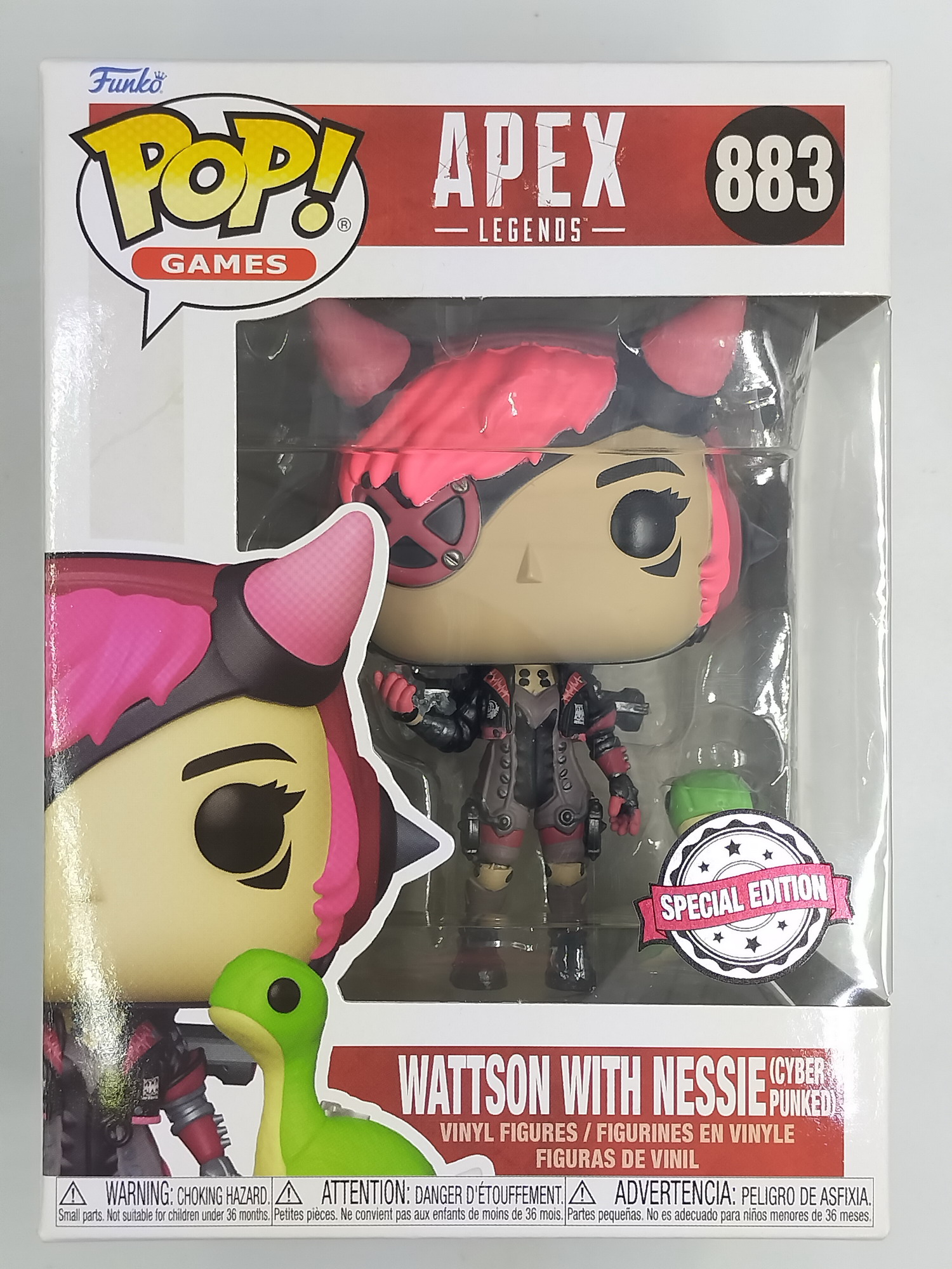 Funko Pop Apex Legends - Wattson With Nessie (Cyber Punked ) #883 | Lazada.co.th