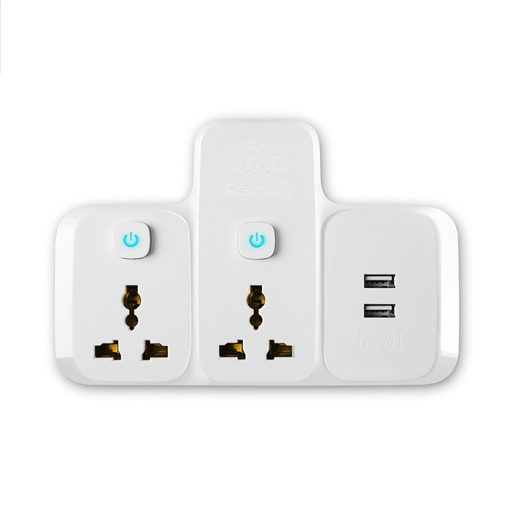 ปลั๊กแปลงขา ยี่ห้อ Randy Adapter รุ่น X33A 3 ช่อง 3 สวิตซ์ รองรับกำลัง ...