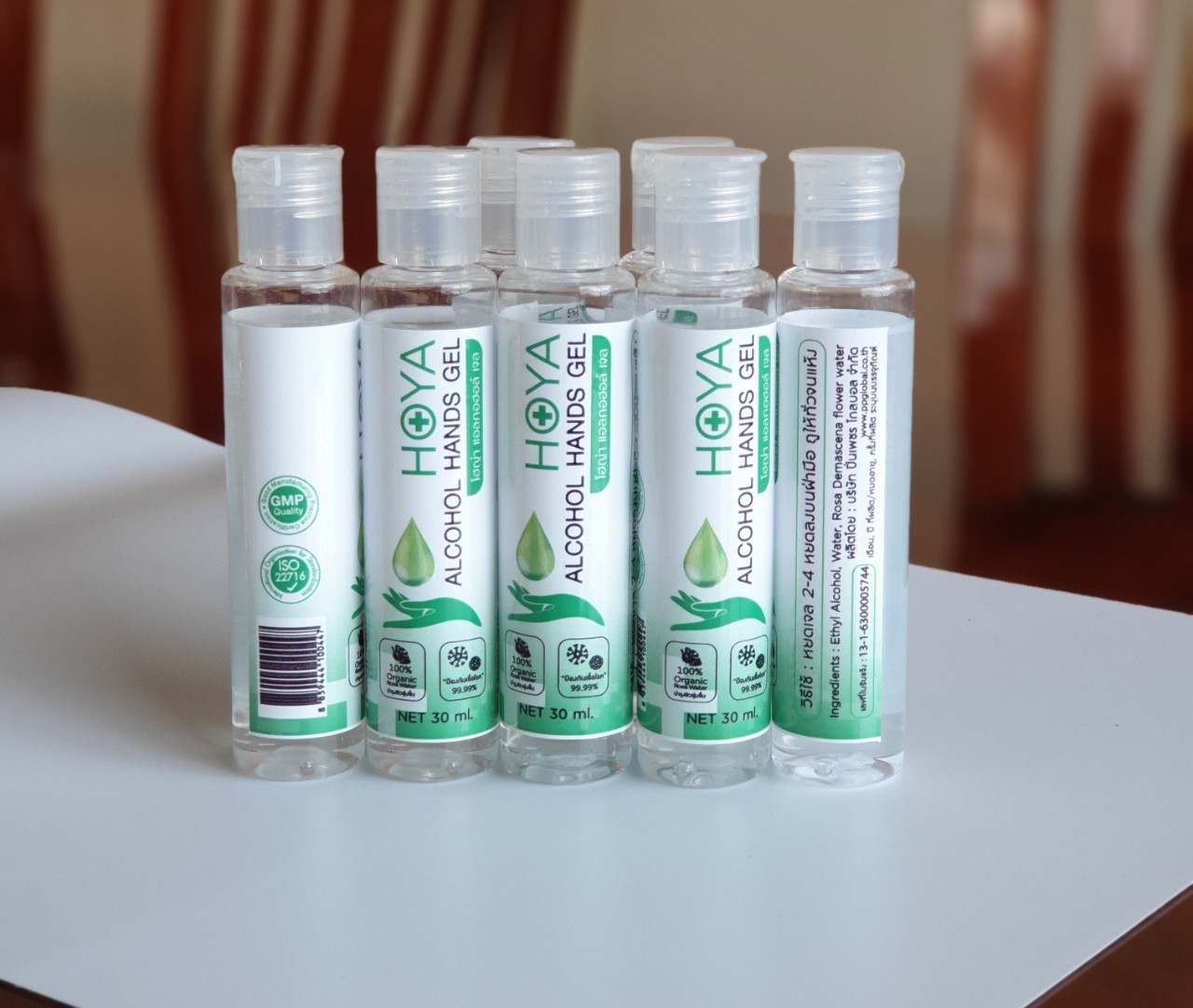 HOYA ALCOHOL HAND GEL( 30 ml ) โฮญ่า เจลแอลกอฮอล์ล้างมือ มาตรฐาน อย ...