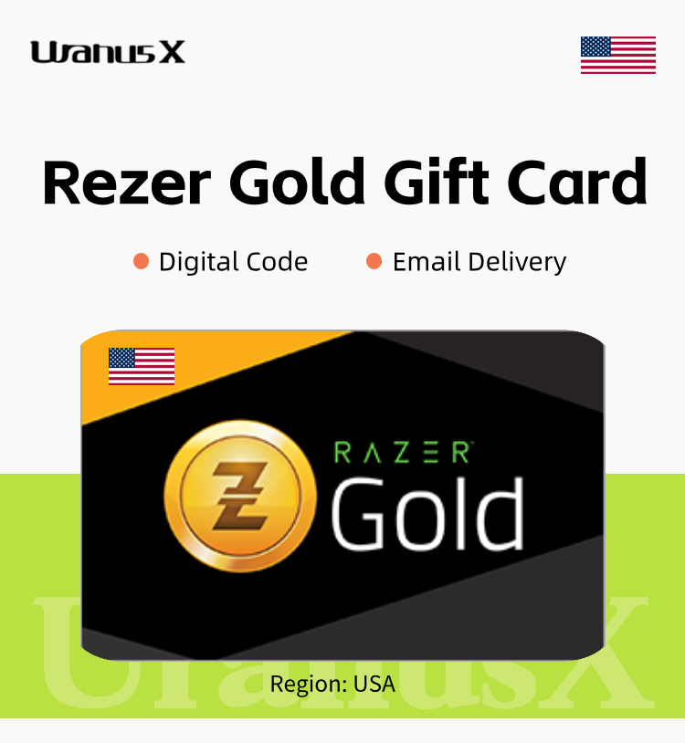 【Razer Gold Gift Card USA】บัตรของขวัญ สำหรับสหรัฐอเมริกา⚡Razer Gold ...