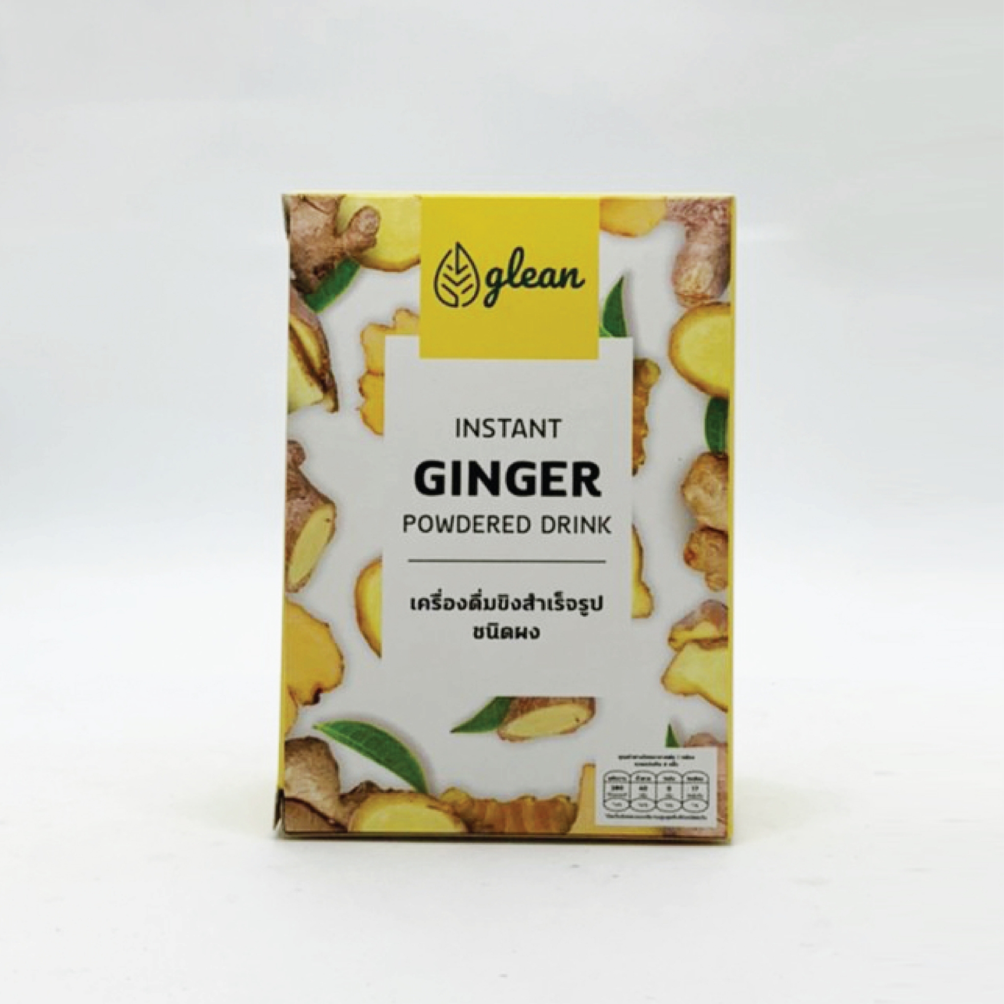 Glean Instant Ginger Powdered Drink เครื่องดื่มขิงผงสำเร็จรูป ตรา กลีน ...