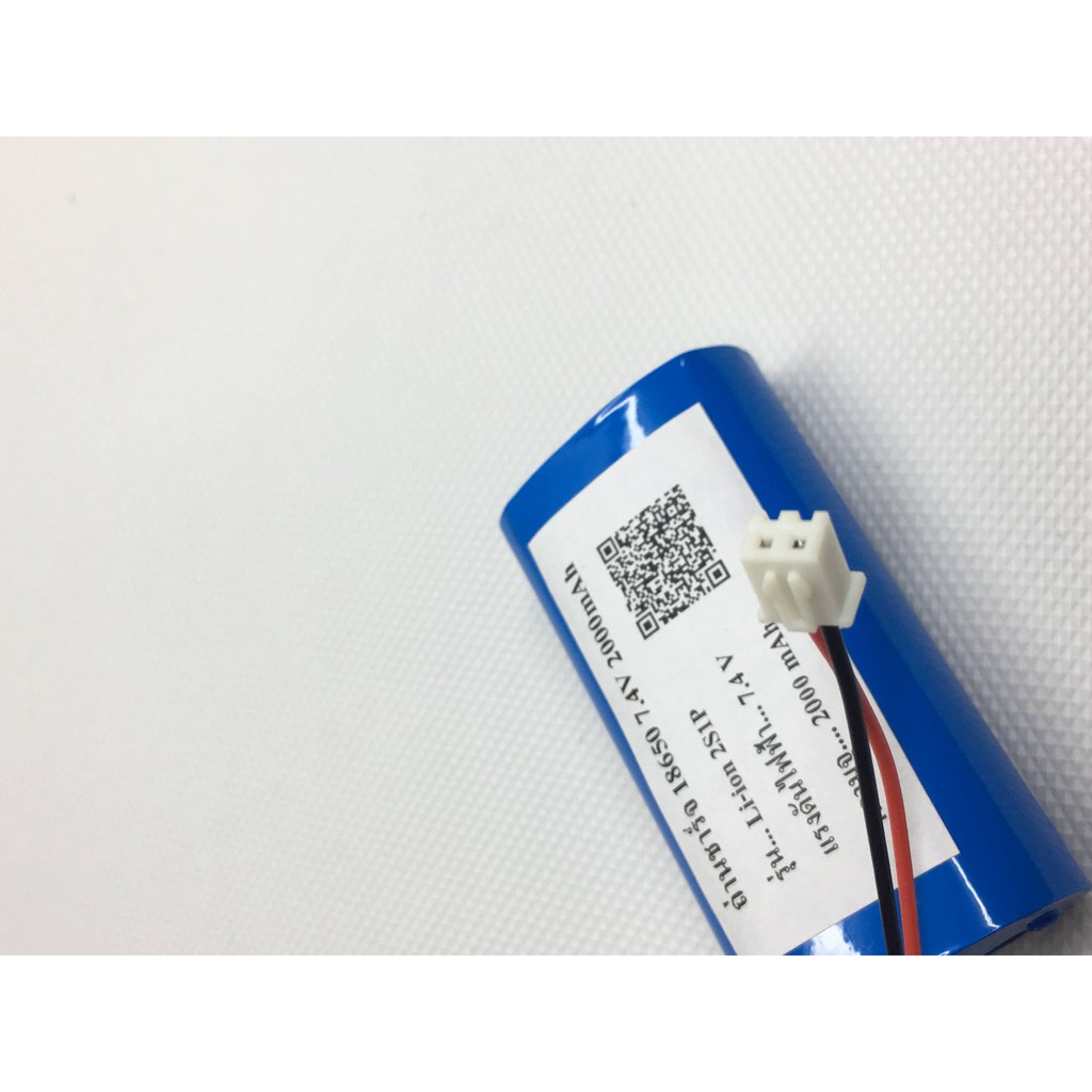 แบตเตอรี่ 7.4V 2000mAh 18650 แพค มี BMS วงจรป้องกัน Battery Li-ion ...