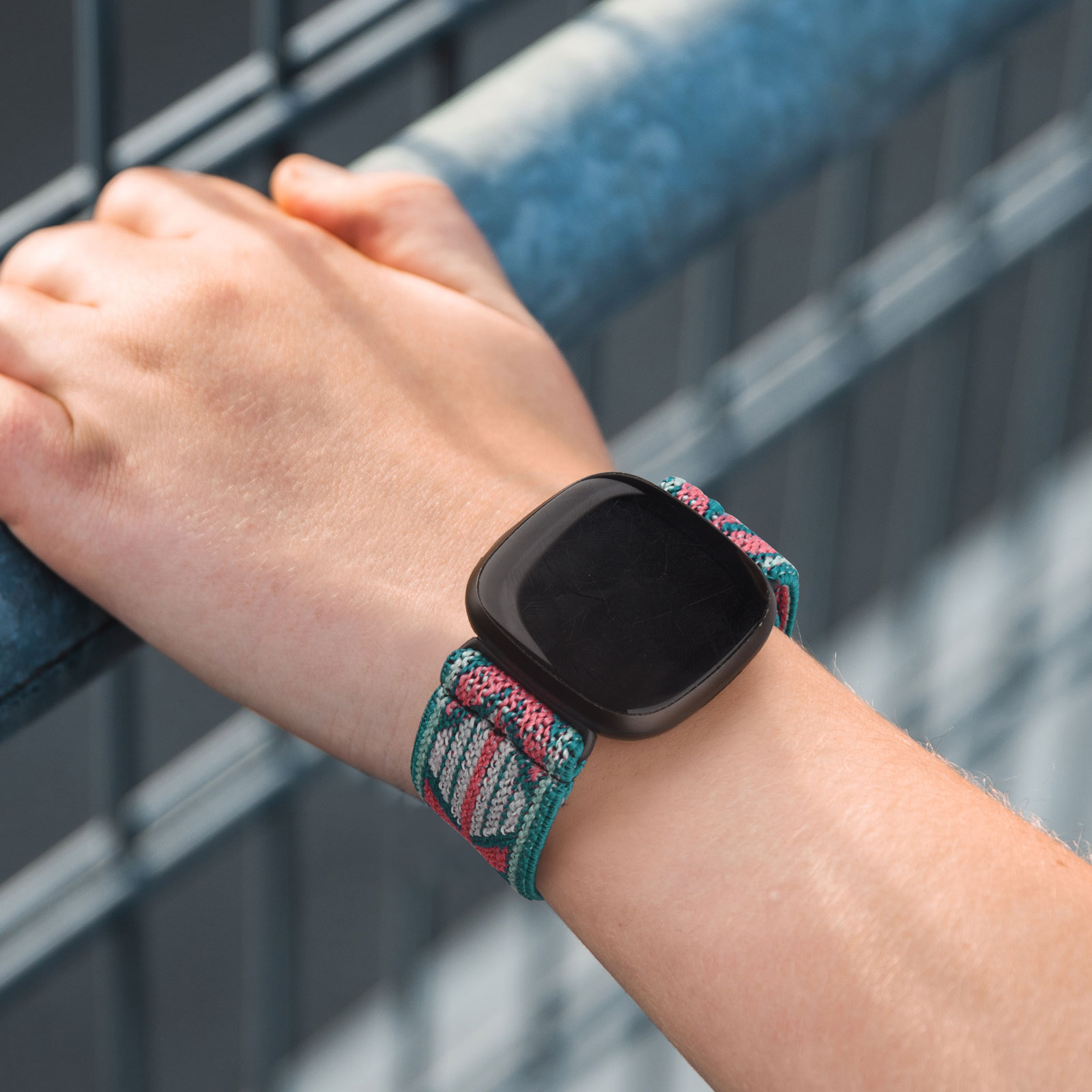 Elastic Woven Loop Strap for Fitbit Versa 3 2 Versa Lite Band ...