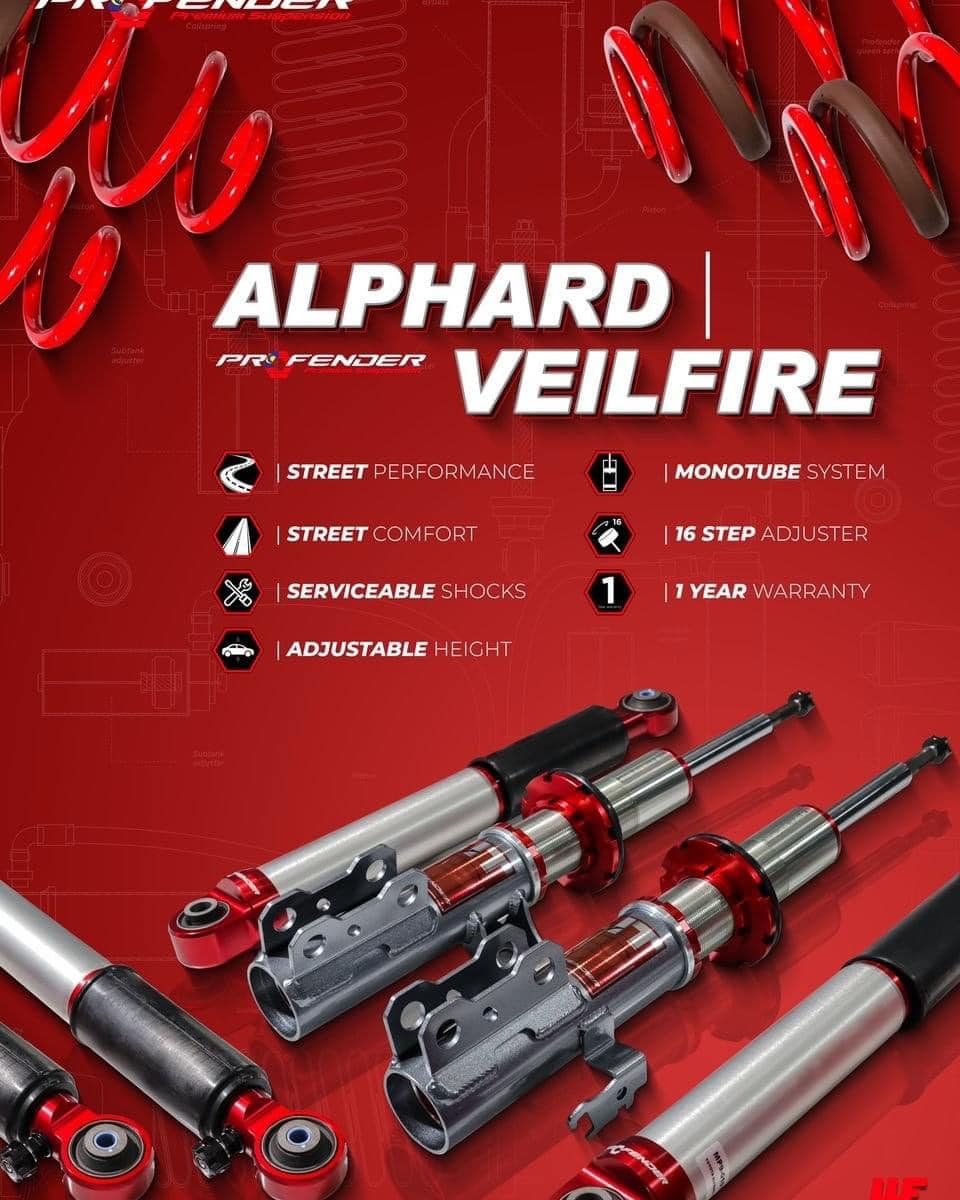 Profender FITZ โช้คอัพพร้อมสปริง ALPHARD/VEILFIRE | Lazada.co.th