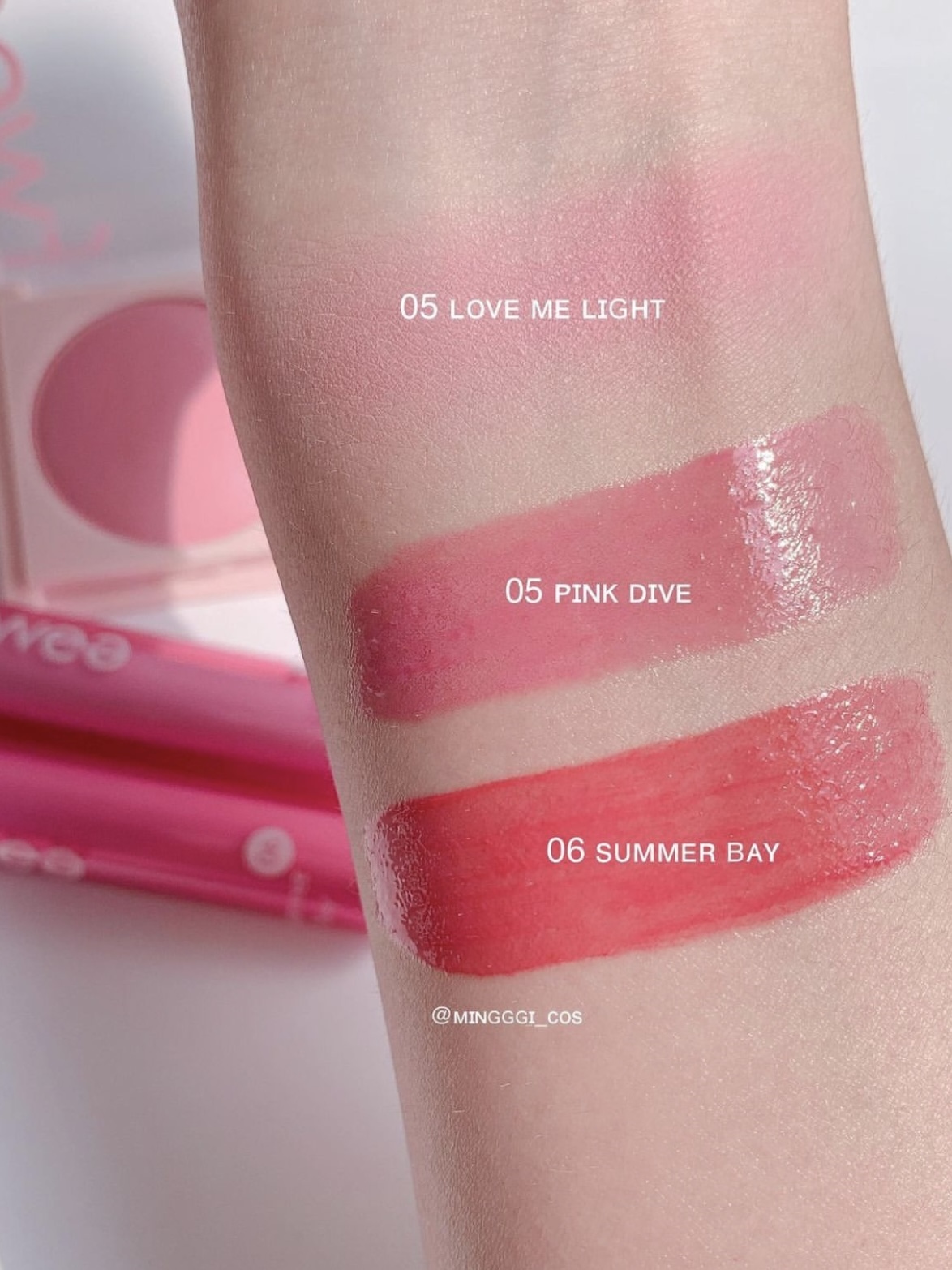 South Korea Fwee Glass tint lens labial glair lasting color ...