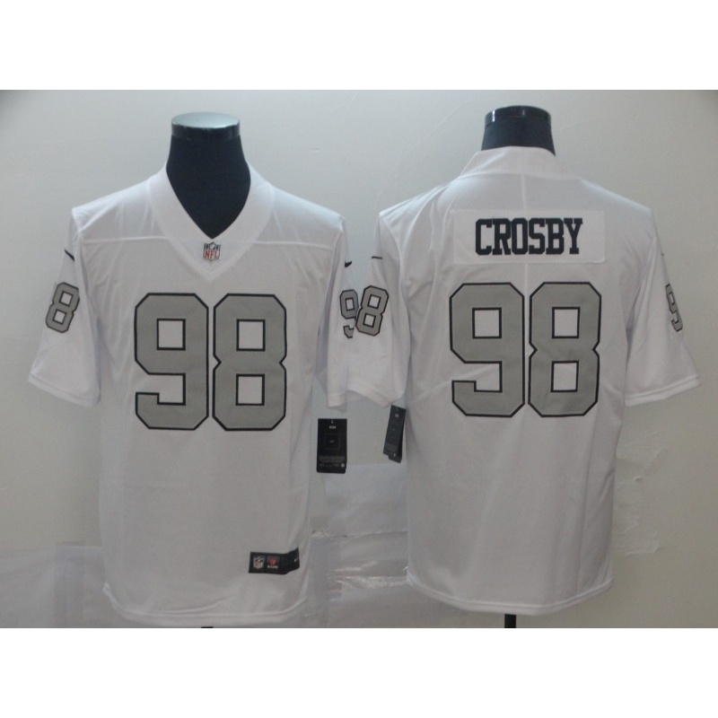 NFL Las Vegas Raiders 84 Antonio Brown 98 Maxx Crosby Black White ...