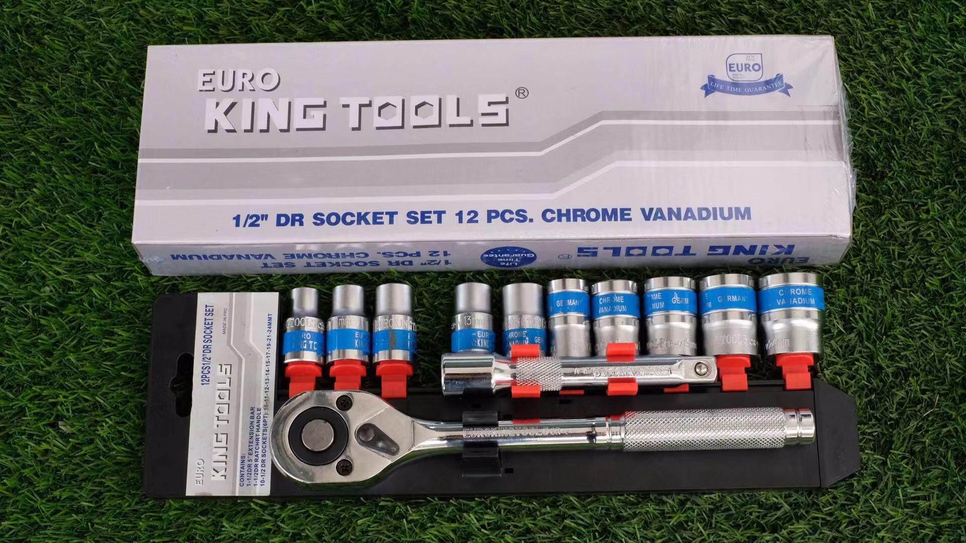 ชุดบล๊อก EURO KING TOOLS 40 PCS ขนาด 1/4" และ 3/8" DR SOCKET SET 40 ตัว ...