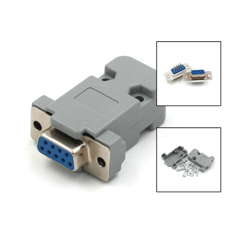 ชุดหัวประกอบ DB-9 DB9 RS232 Male Female Connector with socket D-Sub 9 ...