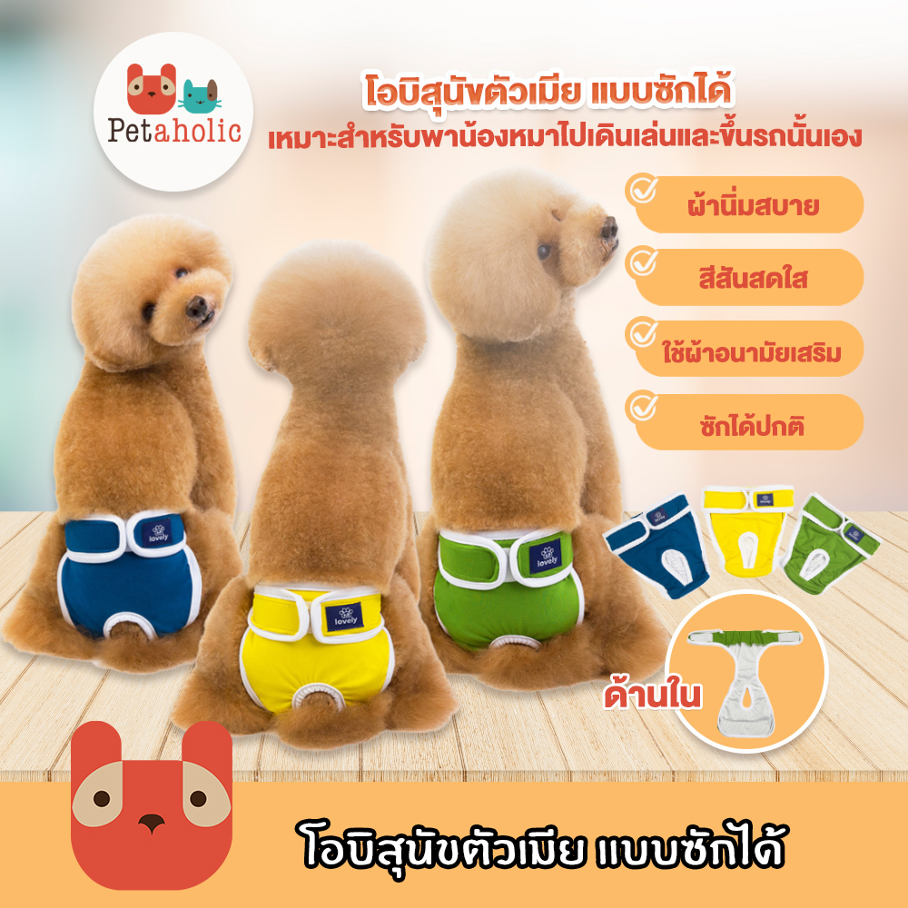 Petaholic (DA051) โอบิสุนัขตัวผู้ แบบซักได้โอบิสุนัข โอบิสุนัขเพศผู้ โอบิสุนัขตัวผู้ซักได้ แผ่น ...