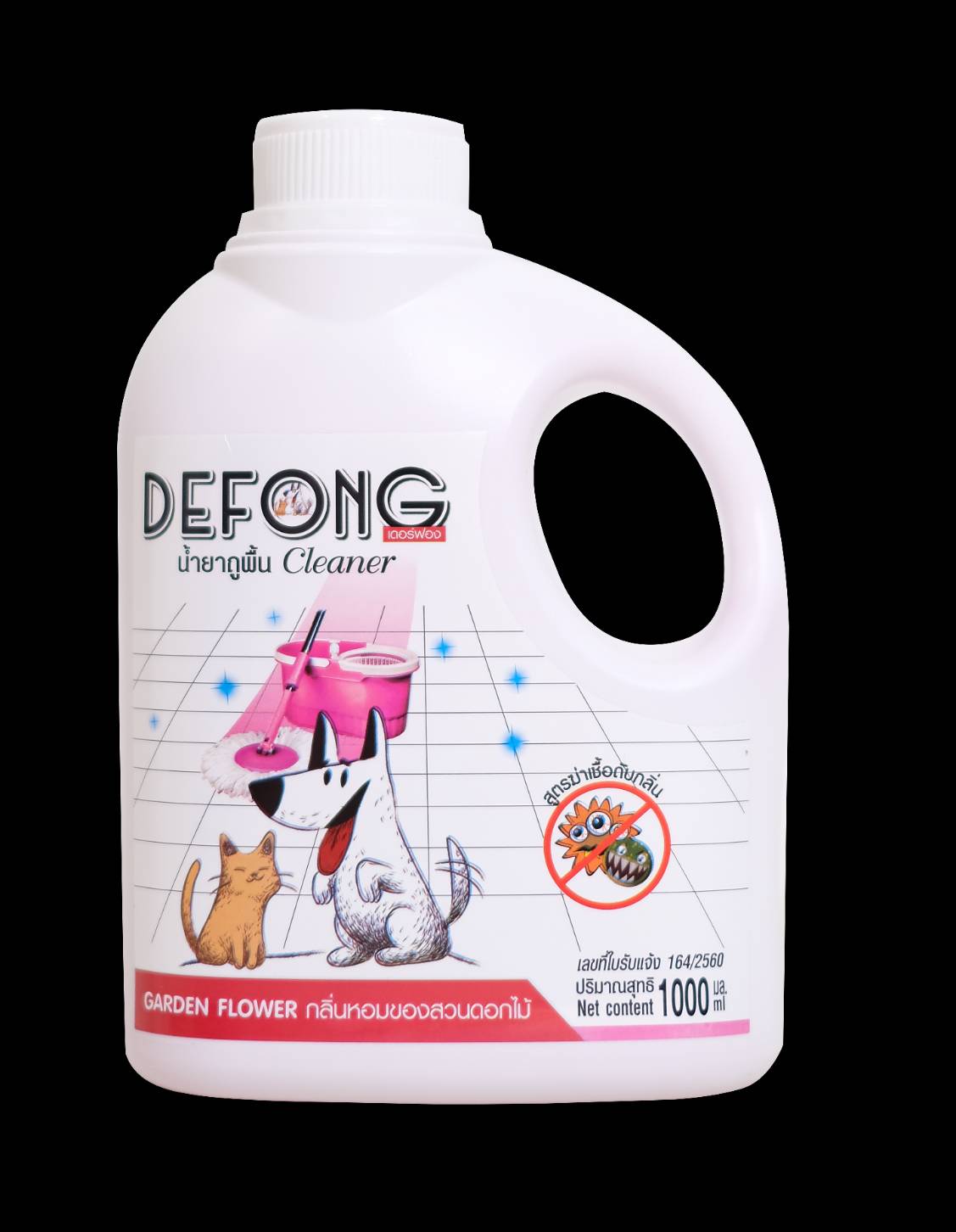 DEFONG น้ำยาถูพื้น ฆ่าเชื้อ ดับกลิ่น สำหรับน้องหมาน้องแมว 1000ML ...