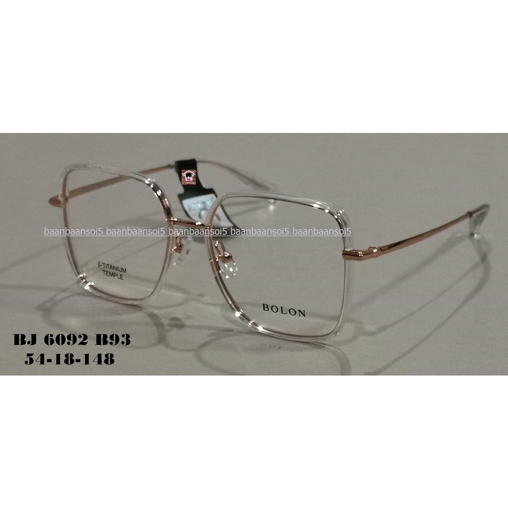 BOLON Wynn BJ6092 - SS22 Bolon Eyewear ส่งฟรีๆ โบลอน กรอบแว่น แว่นตา ...