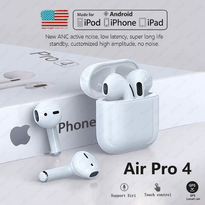 Air Pro 4 TWS Wireless Headphones Bluetooth 5.0 - VrMI3BT7 - ThaiPick