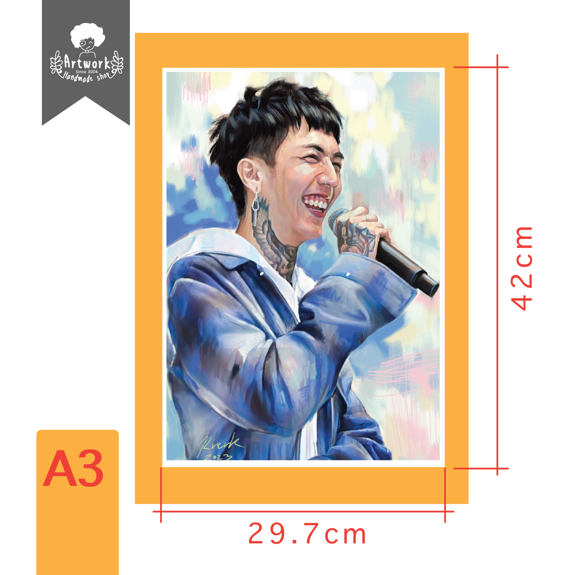 ภาพวาด ไอดอล ID025 พี่ฮาย ทรงอย่างแบด (พี่ Hye วง Paper planes) วาดจาก ...