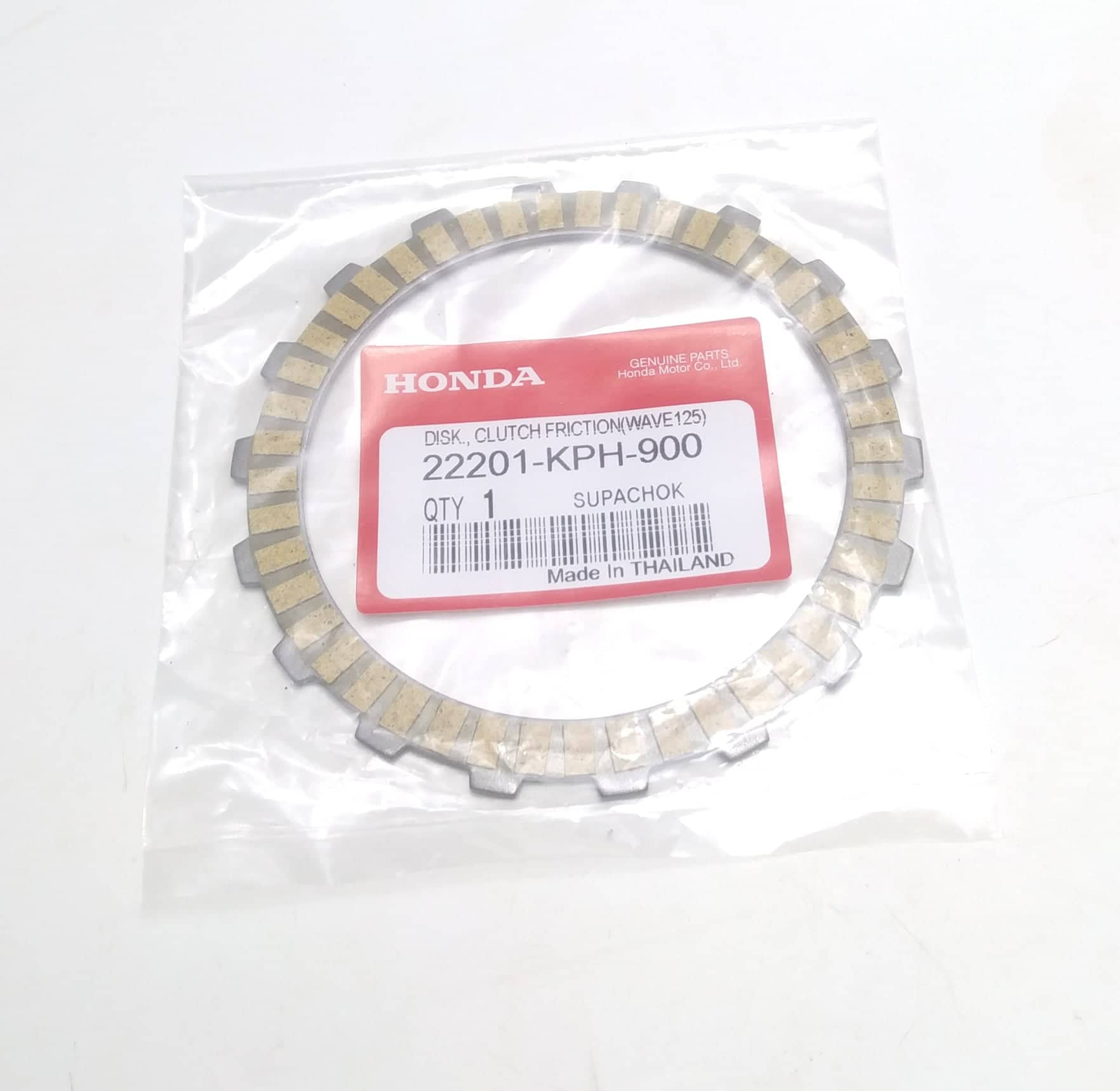 แผ่นครัช แท้ เวฟ125 wave125 S,R wave125i ไฟเลี้ยวบังลม,SPARE135 รหัส ...