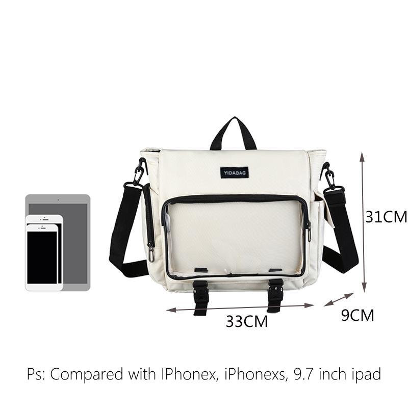 Ita Bag Backpack Clear Pocket For Women Large Capacity Girls ...