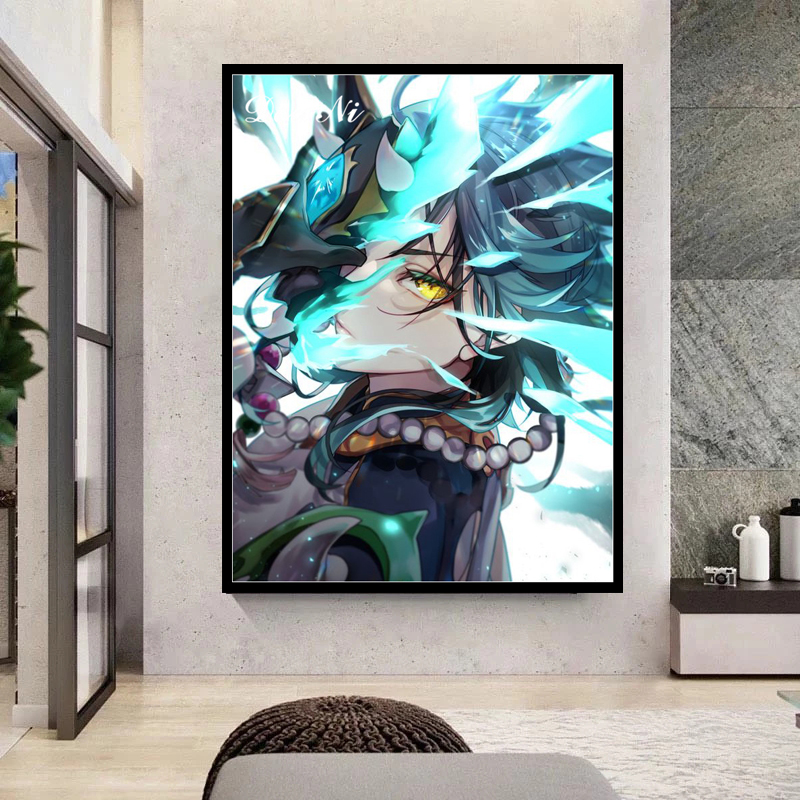 Genshin Impact Xiao Game Characters Diamond Painting Mosaic Hot Anime ...