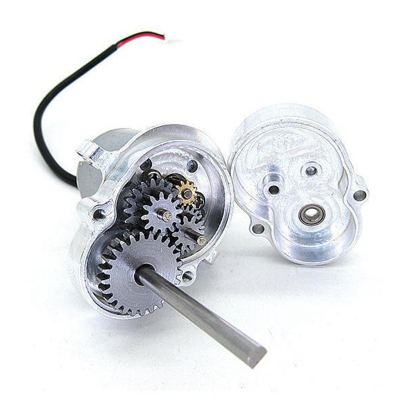 Coolmanloveit WPL D12 Metal Gearbox With Motor Gear for 1/10 WPL D12 RC ...