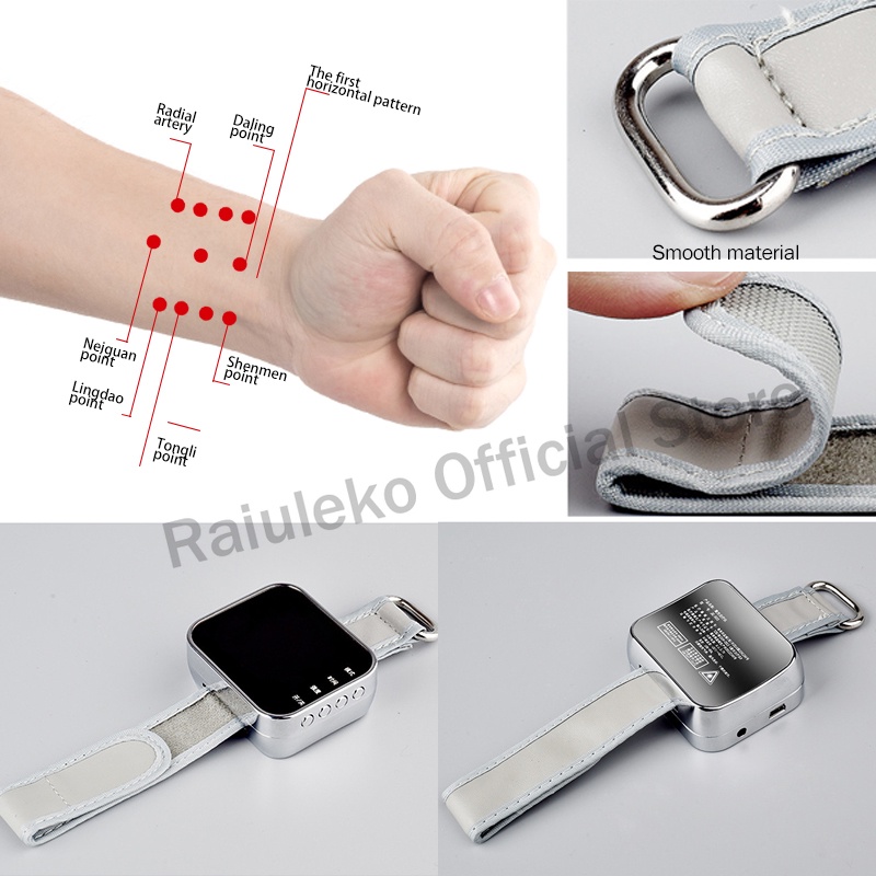 เครื่องวัดระดับน้ำตาลในเลือด650nm Laser Theray Diabetic Wrist Watch for ...