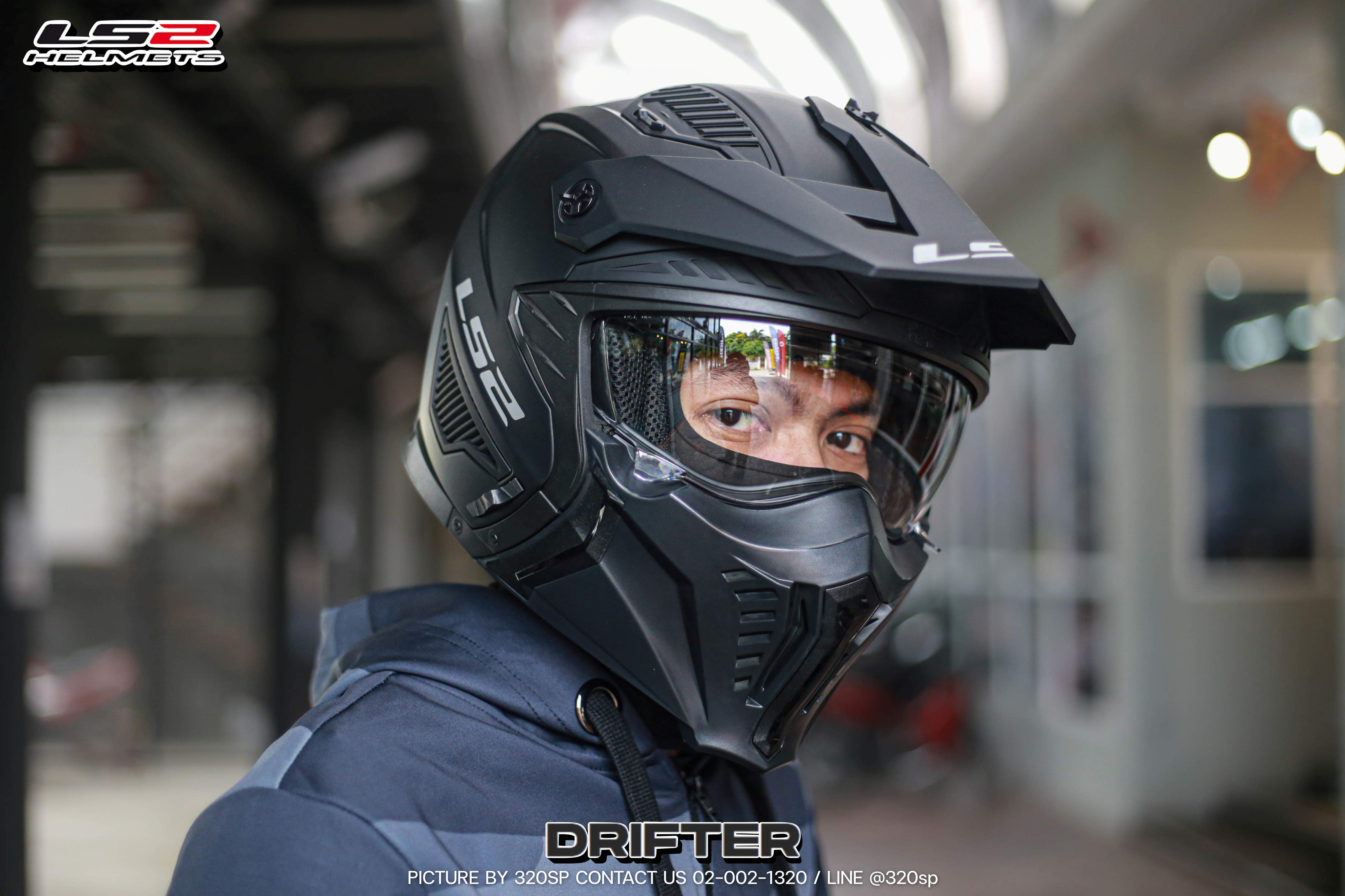 หมวกกันน็อค LS2 OF606 DRIFTER ถอดคางได้ มาใหม่ ส่งไว!!! 320SP | Lazada ...