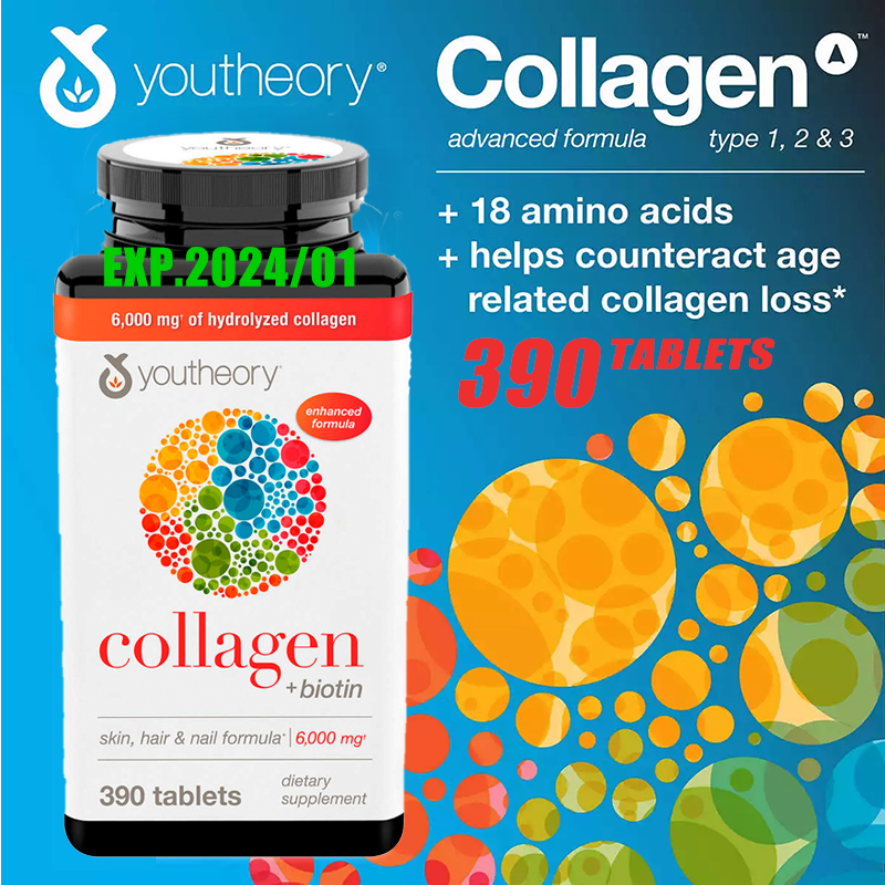 Youtheory Collagen Advanced Formula 390 tablets | Lazada.co.th