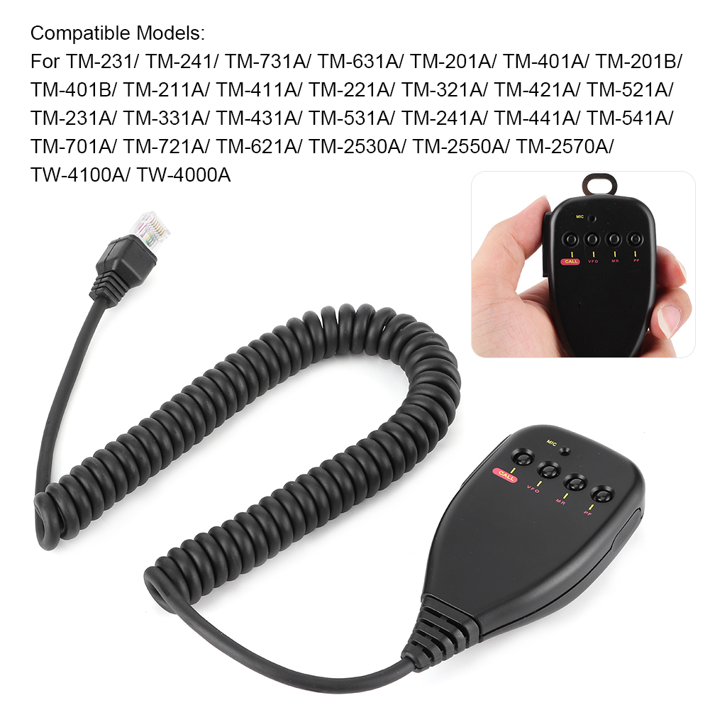 【ราคาต่ำสุด】MC44 Car Handheld Mic 8 ‑ Core Speaker Aviation Head ...