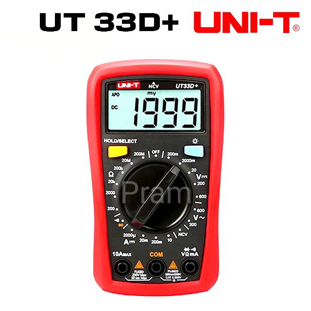 Uni-T,มัลติมิเตอร์ ดิจิตอล , Digital meter ยูนิที ,UT33A+,UT33B+,UT33C+,UT33D+ (ของมีพร้อมส่งทุก ...