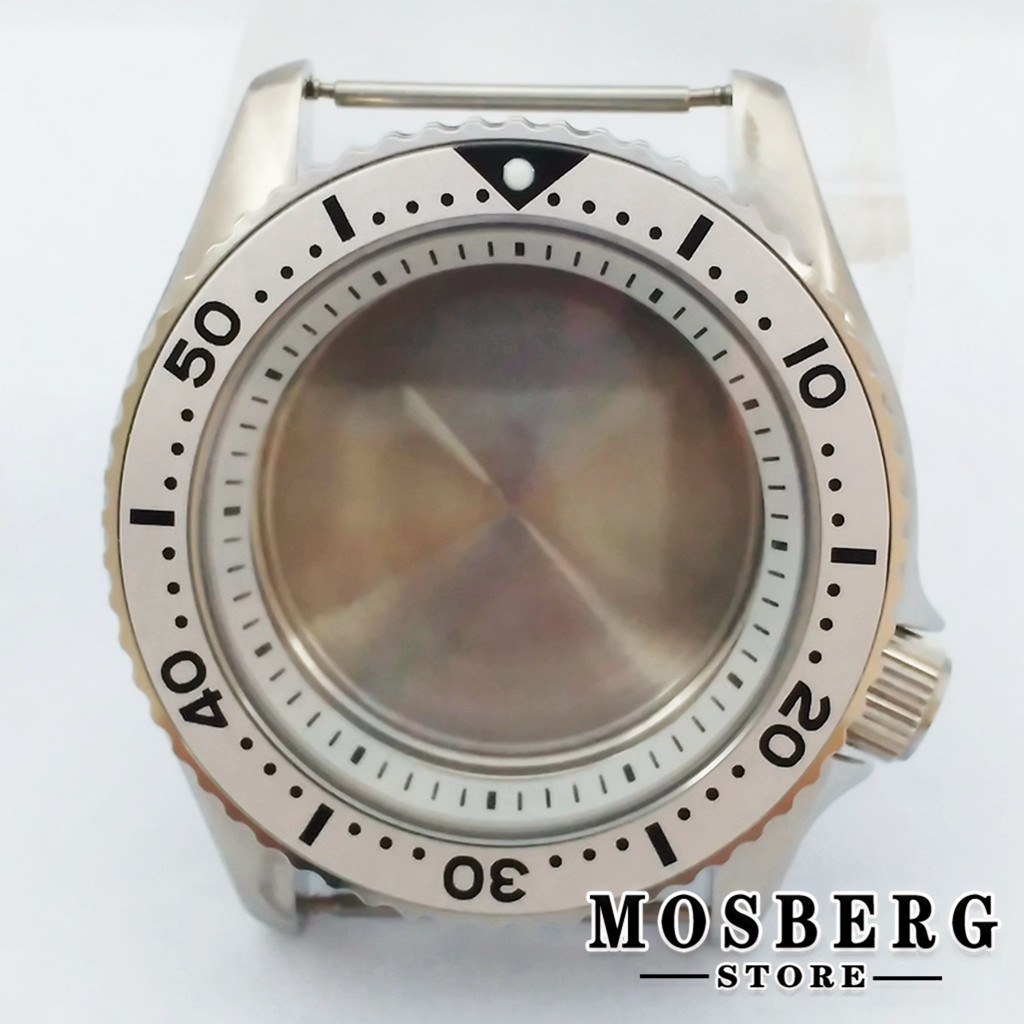 42mm SKX Watch Case Solid 316L Stainless Steel Sapphire Glass Modified ...