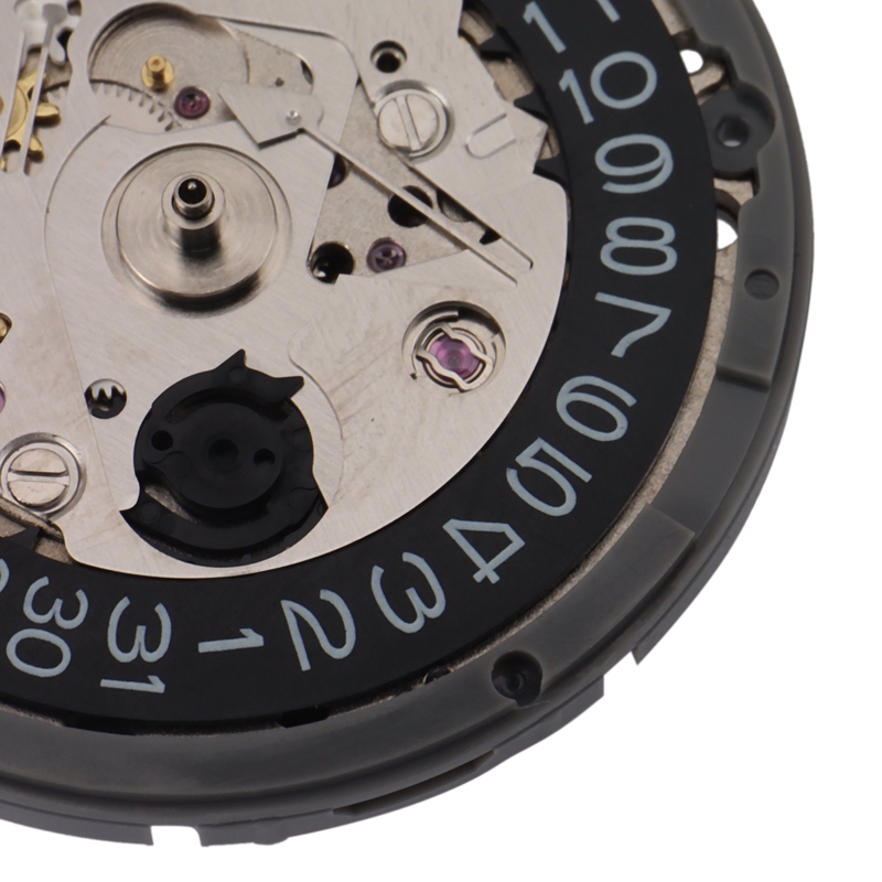 NH35 NH35A Automatic Watch Movement Brand New Black Date Window 24 ...