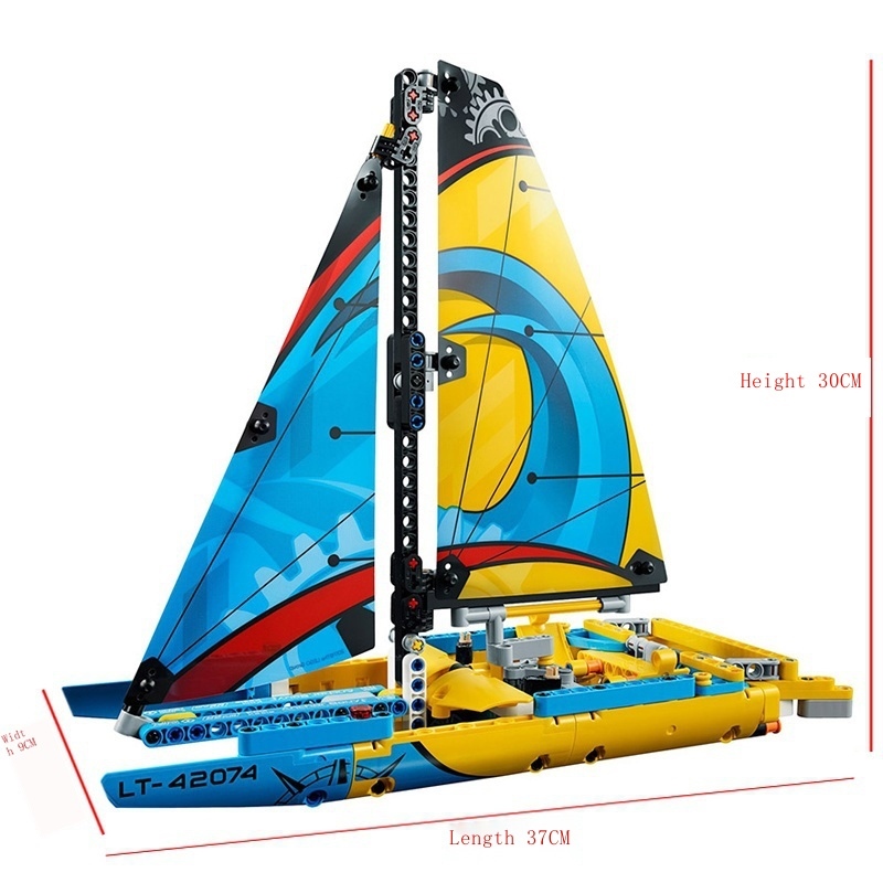 100 lego Science and technology China construction toy boat rowing boat ...