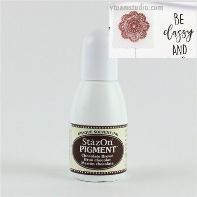หมึกญี่ปุ่น StazOn Pigment (หมึกอเนกประสงค์ ผ้า โลหะ พลาสติก ถุงแก้ว ไม้ หนัง กระดาษ) | Lazada.co.th