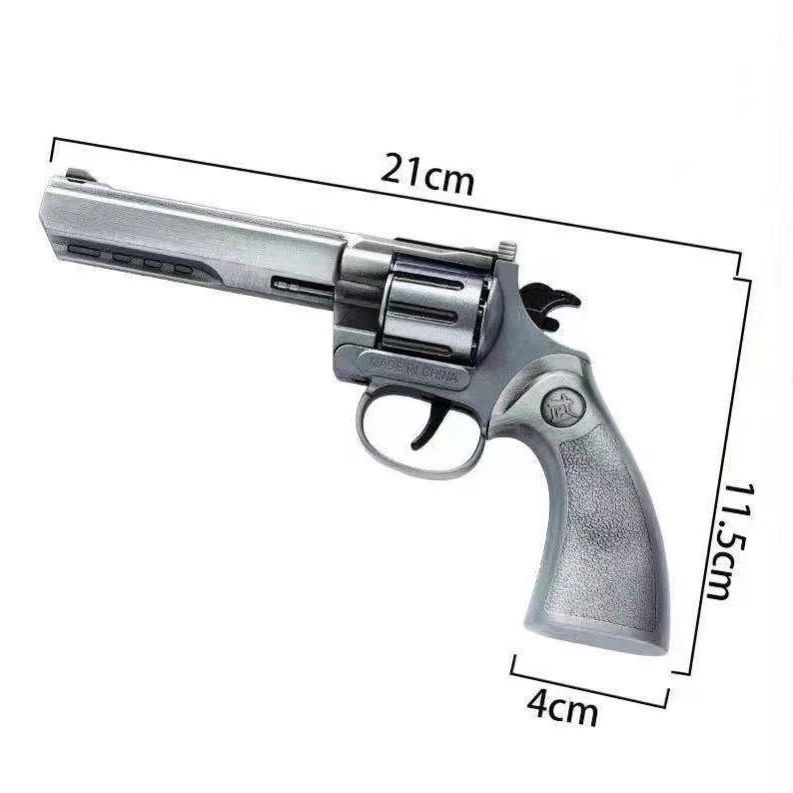 พร้อมส่งจ้าปืนเด็กเล่น ปืนโลหะ ปืนของเล่น Revolver gun full โลหะผสม ...