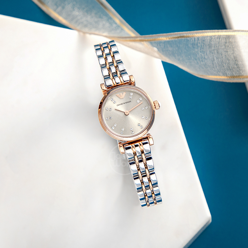 【จัดส่งฟรี】Emporio Armani นาฬิกาข้อมือผู้หญิง Ladies Watch 22mm รุ่น ...