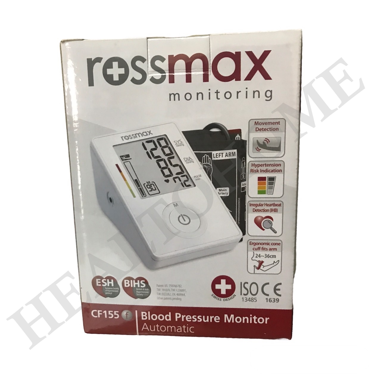 ROSSMAX เครื่องวัดความดัน รุ่น CF155F - HealtoHome ฮีลทูโฮม - ThaiPick