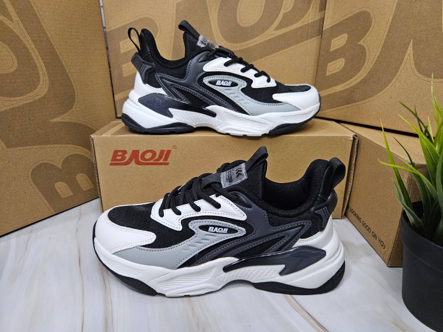 BAOJI ลิขสิทธิ์แท้ W รองเท้าผ้าใบผู้หญิงยี่ห้อบาโอจิ(BAOJI) รุ่นBJW ...