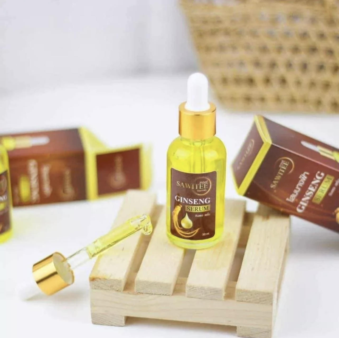 เซรั่มโสมนางฟ้า SAWITEE GINSENG SERUM สาวิตรี จินเซง เซรั่ม ( ขนาด 30 ...