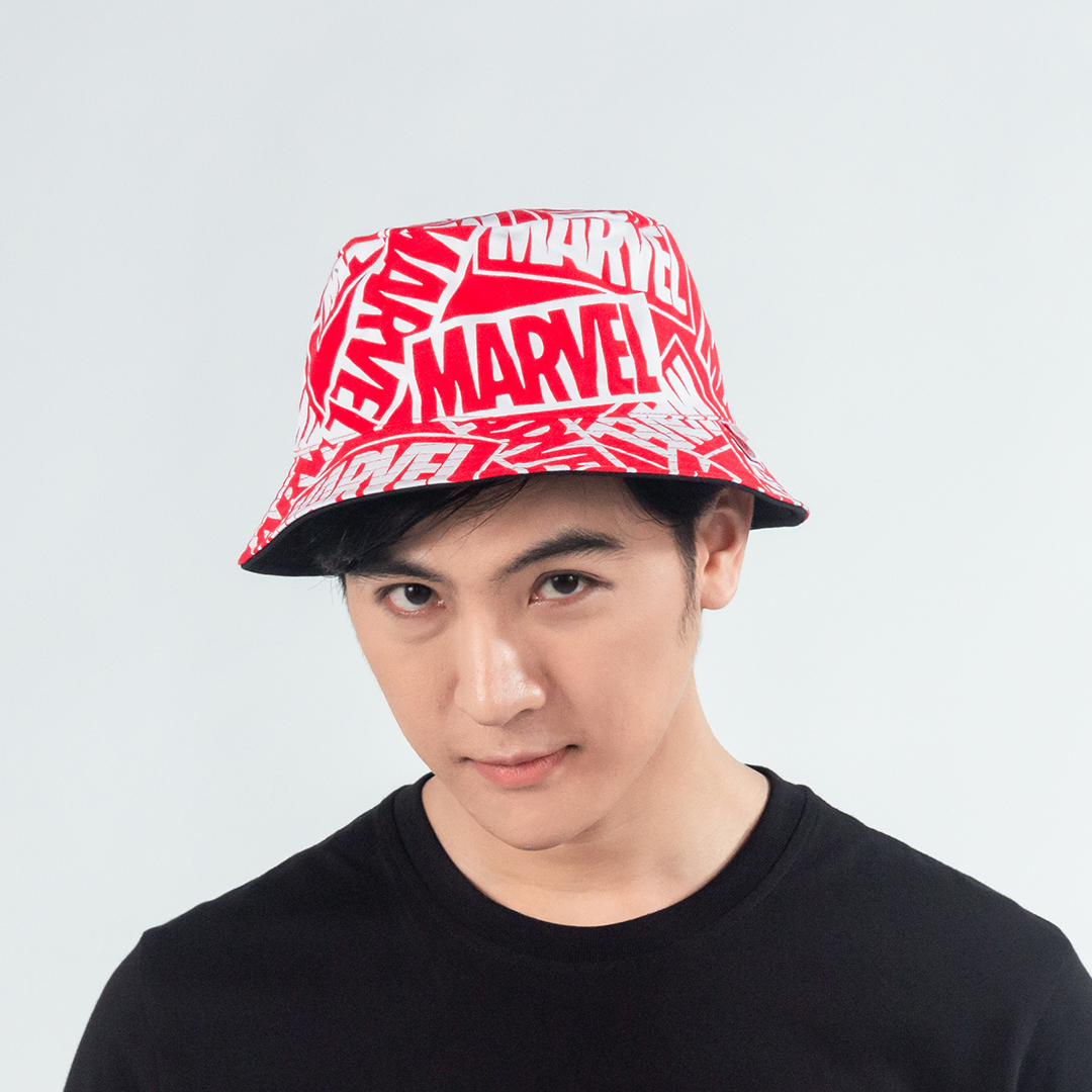 Marvel Bucket Hat - หมวกมาร์เวล ด้านนอกปัก ด้านในสกรีนมาร์เวล สวมใส่ได้ ...