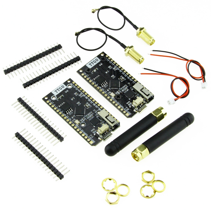 2Pcs of LORA32 868Mhz SX1276 ESP32 Oled-Display Bluetooth WIFI Lora ...