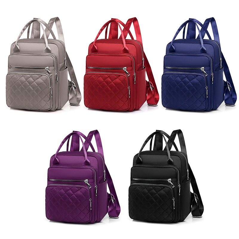 beg perempuan beg galas beg tangan Multifungsi handbags ransel Nylon ...
