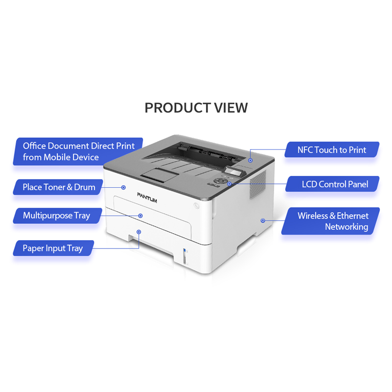 Pantum P3010DW Monochrome Laser Printer Wifi เครื่องพิมพ์เลเซอร์ ...