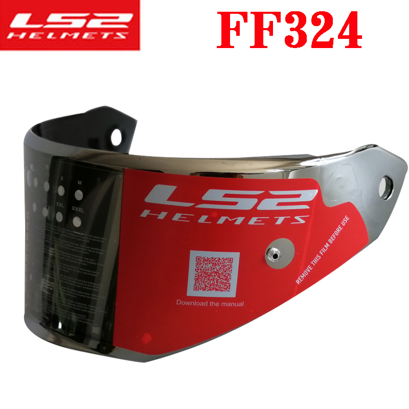 Original LS2 FF324 Helmet visor Glass replacement With anti-fogf patch ...