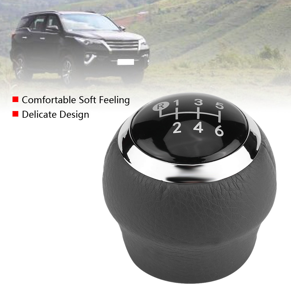 Car 6 Speed Abs Plastic Mt Gear Shift Knob For Toyota Corolla 1.8Mt ...