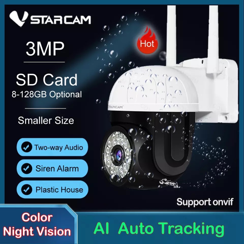 โปรโมชั่น Vstarcam CS64- ใหม่2021 กล้องวงจรปิดไร้สาย Outdoor ความ ...