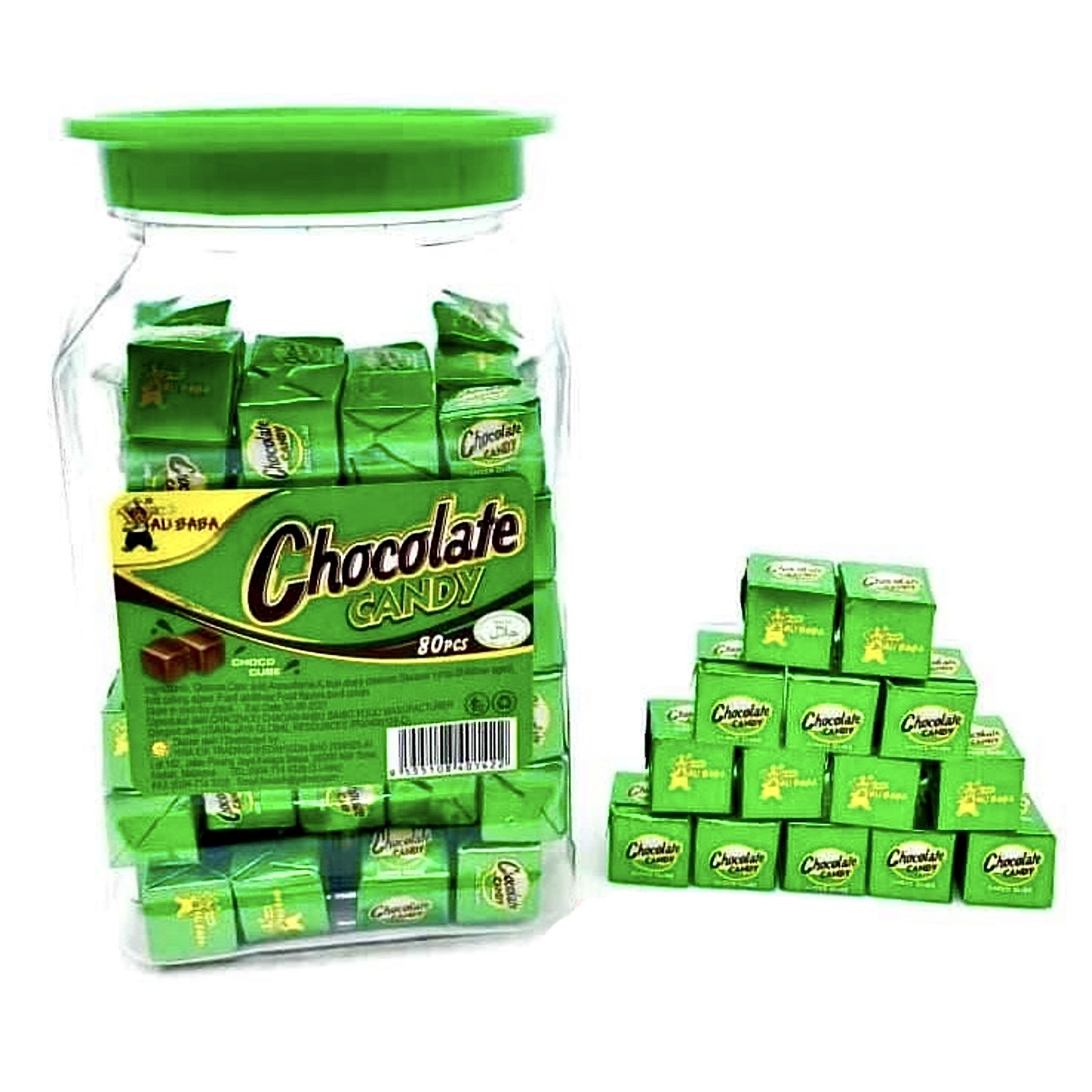 ALiBABA Chocolate Candy Choco Cube 80pcs อาลีบาบา ช็อคโกแลตแคนดี้ ช็อค ...