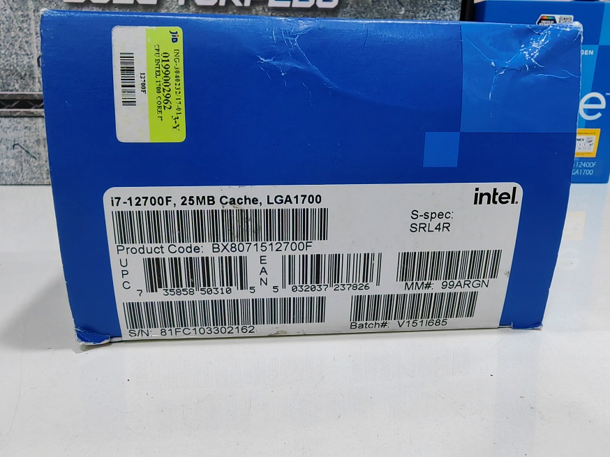 CPU Intel Core i7-12700f (SOCKET LGA 1700) - J&N Comp - ThaiPick