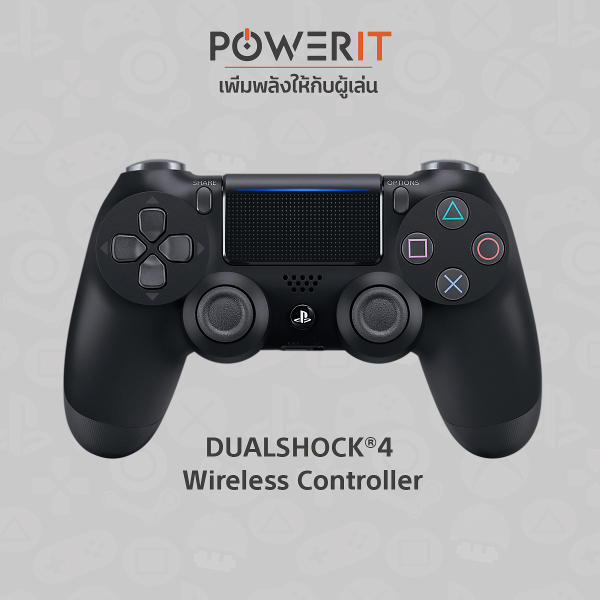 PS4 Sony PlayStation 4 500GB Jet Black - BLACK (แถมฟรี DUALSHOCK ...