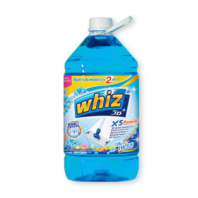 Whiz X5 Floor Cleaner Blue 5200 ml Code 851681 วิซ น้ำยาถูพื้น สูตร ...