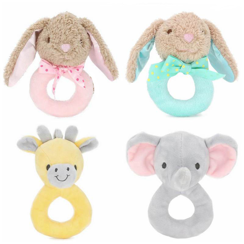 Cute Bunny Baby Toys Newborn Rattle Mobile Educational Toys For Boys ...